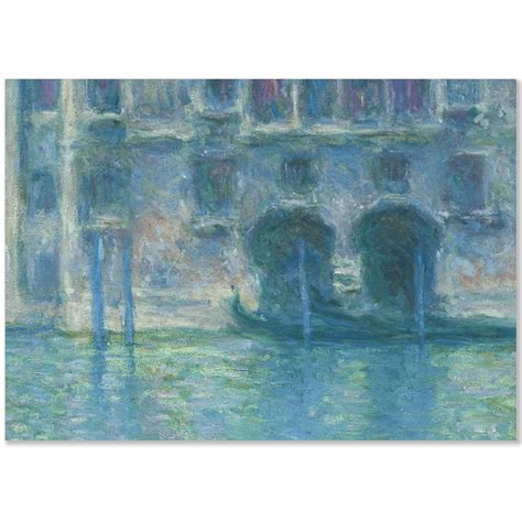 Palazzo Da Mula Venice 1908 By Claude Monet Poster Art Print