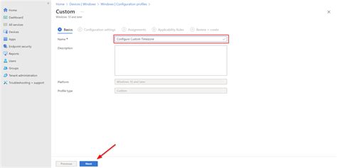 Configure Time Zone With Intune