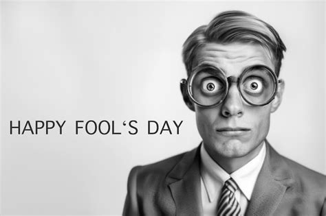 Premium Photo Funny Young Man With Large Glasses And Foolish