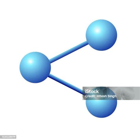 파란색과 3d 뷰에서 공유 및 중성자 아이콘 구에 대한 스톡 벡터 아트 및 기타 이미지 구 3차원 형태 개성 개념