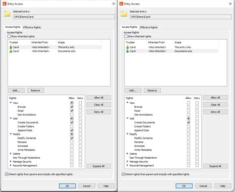 Minimum Access Rights To Create A Document Or Folder In Lf Laserfiche