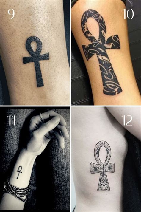 Egyptian Cross Tattoo