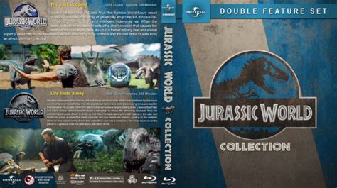 Jurassic World Collection R1 Custom Blu Ray Cover Dvdcovercom