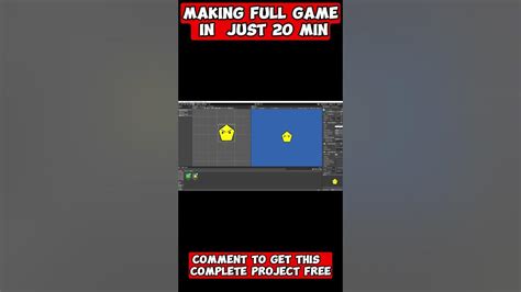 Making A Complete Game In Just 20 Min Gaminggamedevelopement Viral Shorts Youtube