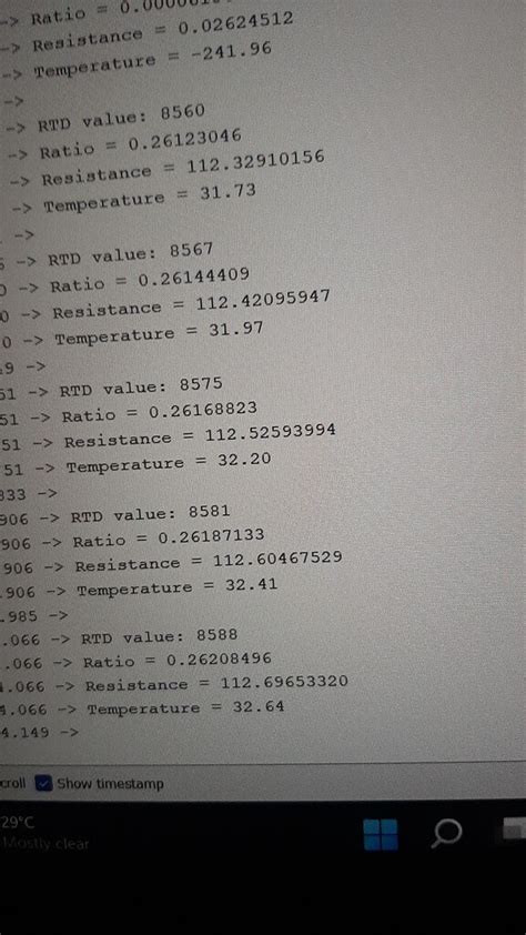 Help Max31865 Rtd Pt100 Read Wrong Data General Guidance Arduino Forum