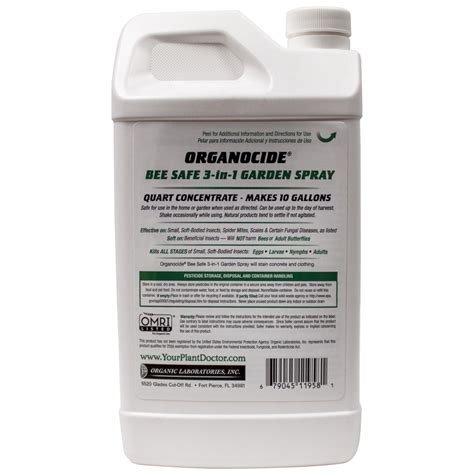 Organocide 3 In 1 Garden Spray Concentrate