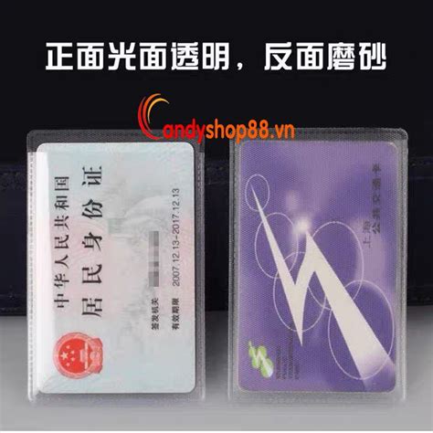 Bao Đựng Thẻ Cccd Bằng Lái Xe Thẻ Atm Trong Suốt