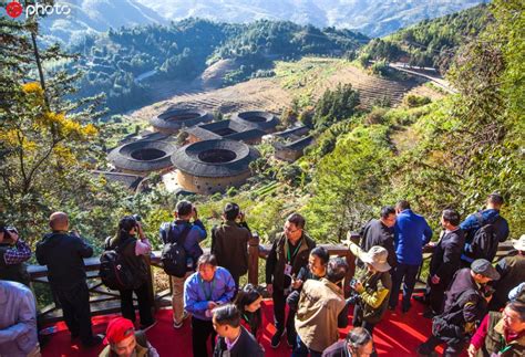 航拍福建南靖土楼 现存土楼15000多座