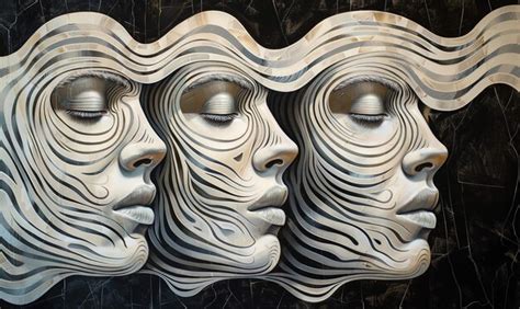 Surrealism Abstraction Abstract Painting Art Painting White Faces