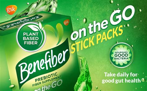 Benefiber On The Go Prebiotic Fiber Supplement Sticks 36 Pack X 2