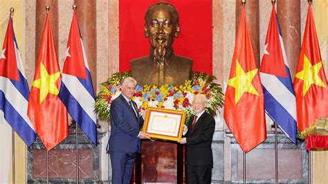 Nguyen Phu Trong 사무총장에 대한 라틴 아메리카 친구들의 존경과 찬사 Vietnam Vn
