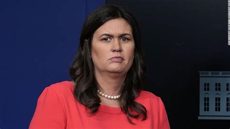 Sarah Sanders Creo Que Mi Credibilidad Es Mayor Que La De Los Medios