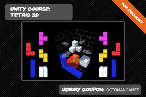 Tetris 3D Unity Online Course OctoMan Games