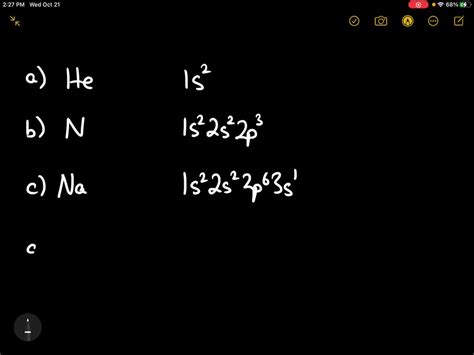 SOLVED The Electron Configurations Described In This Chapter All Refer