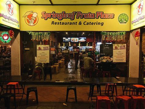 Springleaf Prata Place Menu And Prices List Singapore 2025