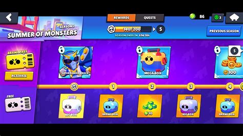 New Brawl Pass Box Opening Youtube