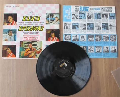 Elvis Presley Speedway Potluck Original 1968 Vinyle Record Rca