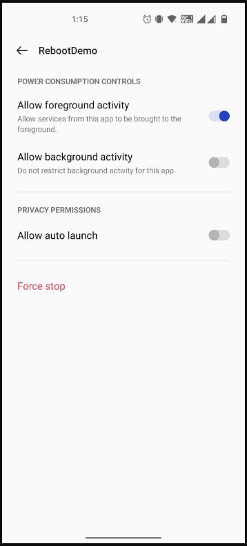 Android Broadcast Receiver Not Receiving The The Message After Boot