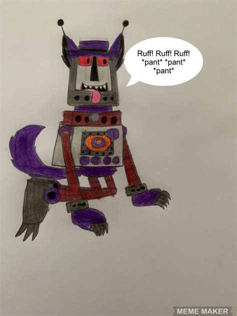 Kas Not A Scary Werewolf Robot Bark By Wolfstar1119 On Deviantart