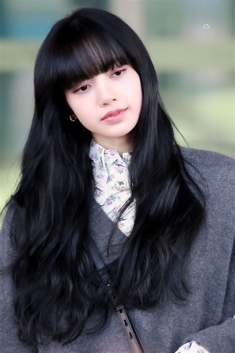 ☁️𝙁𝙡𝙪𝙛𝙛𝙮 On Twitter Lisa Hair Blackpink Lisa Black Hair