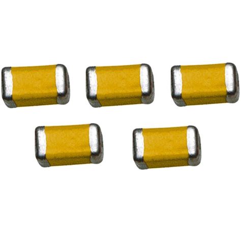 Конденсатор керамический ЧИП SMD 1 нФ (nF), 0805, X7R, 5 штук - купить ...