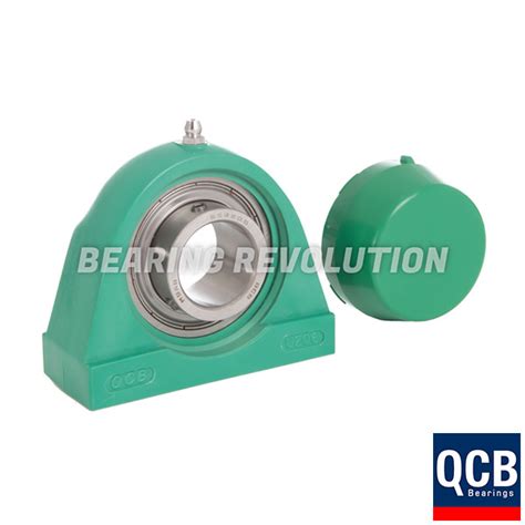 Ucpl 206 Ss N6a Grn Green Thermoplastic Tapped Base Pillow Block