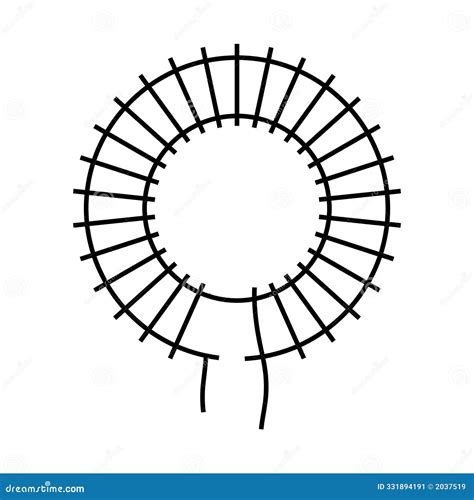 Set Inductor In Electronic Circuit Electrical Symbol Ground