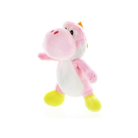 Chucks Toys Super Mario Bros 7 Plush Pink Yoshi Super Mario Bros