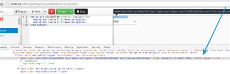 Bugselect Extra Space At The End Of Placeholder Span · Issue 6923