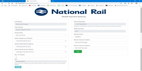 Ranmal Dewage Online Railway Reservation System Codesandbox
