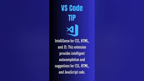 Vs Code Tip Use Intellisense Extension To Do Intelligent Auto Complete