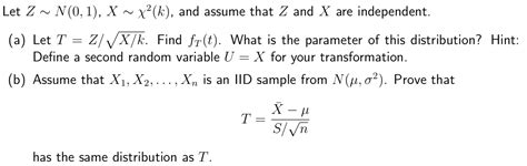 solved let z ~ n 0 1 x~ x² k and assume that z and x are