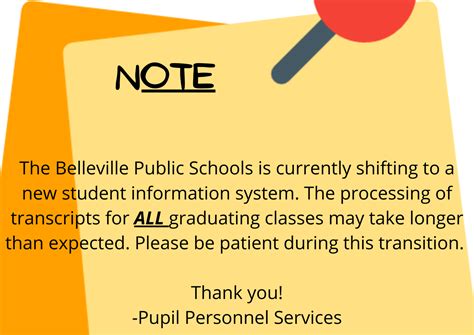 Alumni Transcript Request Belleville Public Schools