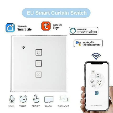 Interruptor Inteligente De Cortina Wifi Para Cortina Eléctrica