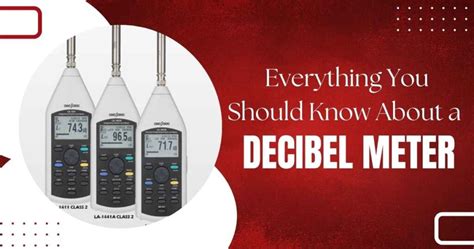 Everything You Should Know About A Decibel Meter Zon Ono Sokki India