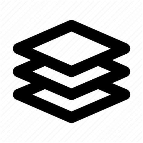 Arrange Interface Layer Layers Pages Stack User Icon