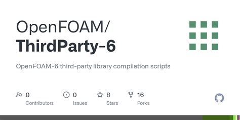 GitHub OpenFOAM ThirdParty 6 OpenFOAM 6 Third Party Library