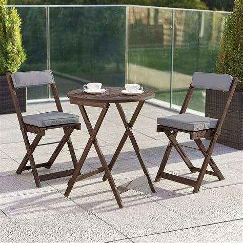 Gilston Forest White Bistro Set
