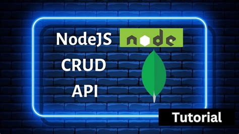 Nodejs Crud Api Tutorial Express And Mongodb Build A Rest Api Step By