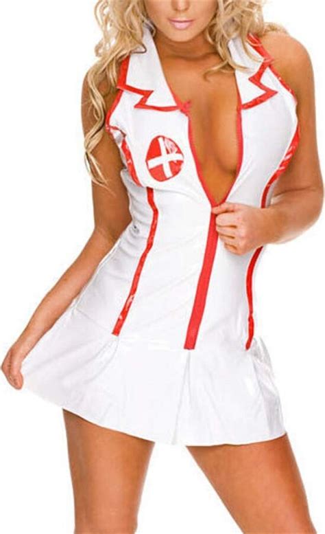 Navarch Sexy Nurse Fancy Dress Costume Womens Ladies Lingerie Naughty