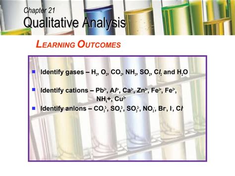 Chemistry Salt Analysis Class 12