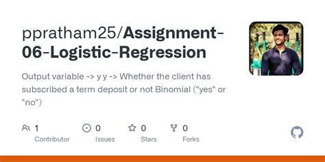 Github Ppratham Assignment Logistic Regression Output Variable
