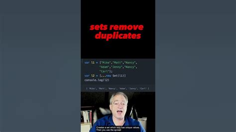 Remove Duplicates From Javascript Array Javascript Shorts Youtube