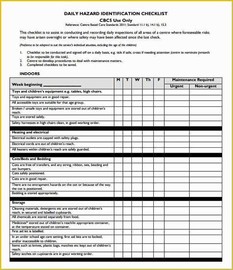 Free Checklist Template Word Of Checklist Template Free Word Excel Pdf Documents