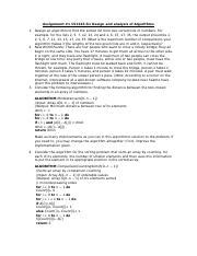 Assignment1 Docx Assignment 1 CS3163 S1 Design And Analysis Of
