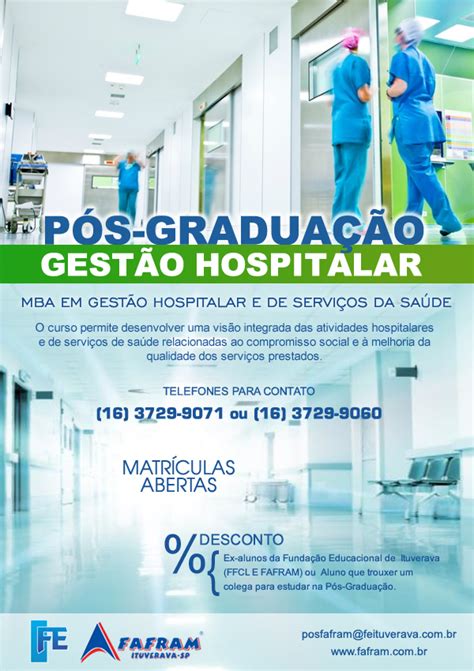 Pós Graduação Gestão Hospitalar Revista Gestão Universitária
