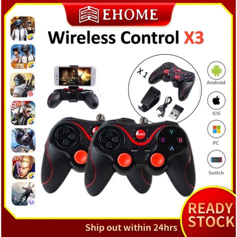 Terios X3 Bluetooth Compatible Joystick Wireless Gamepad Controller For