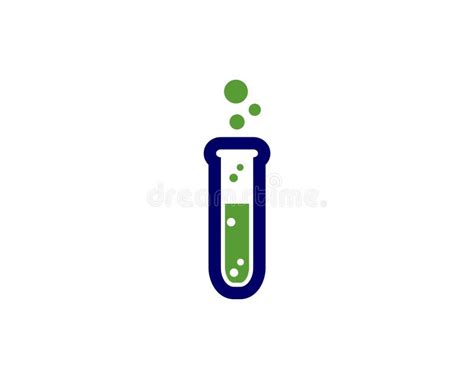 Plantilla De Iconos Del Logotipo De Tubo De Laboratorio 2 Ilustración