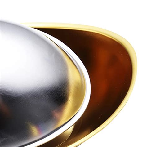 Чаша из нержавеющей стали Форма слитка салатник тарелка кебаб посуда контейнер для картошки фри