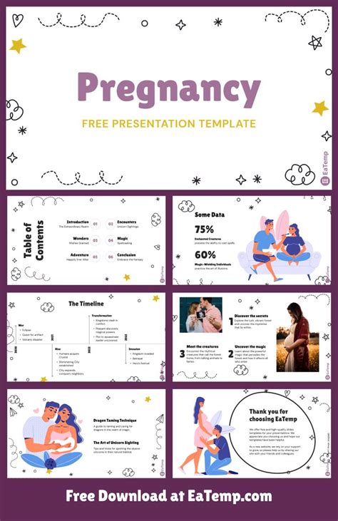 Pregnancy Ppt Presentation Template Eatemp
